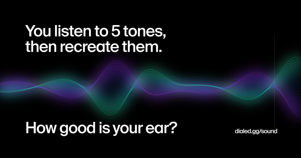 Sound Memory Game, How Good Is Your Ear? | Dialed
